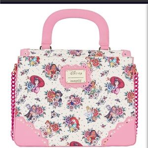 Loungefly | Bags | Disney Loungefly Princess Pink Crossbody Nwt | Poshmark